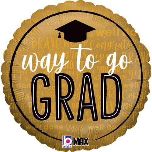Way To Go Grad Balloon – Balloons Co