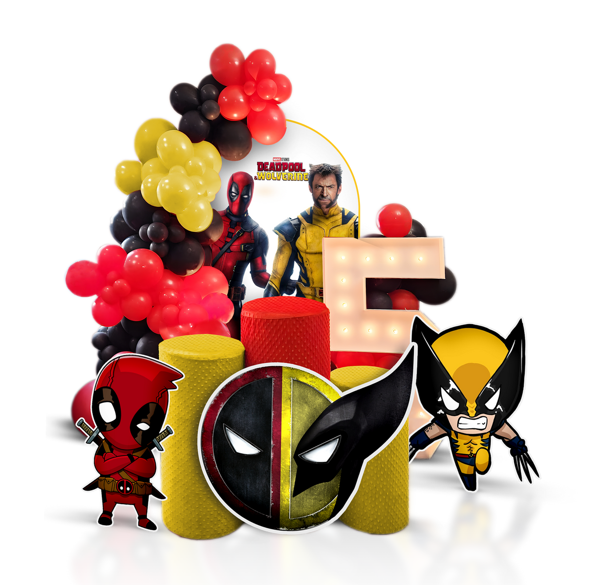 Deadpool And Wolverine Decoration – Balloons Co
