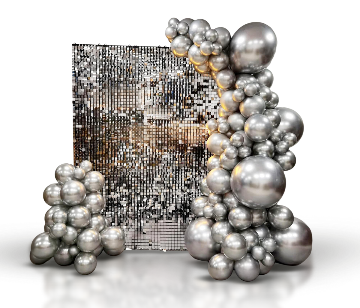 Silver Wedding Theme Decoration – Balloons Co