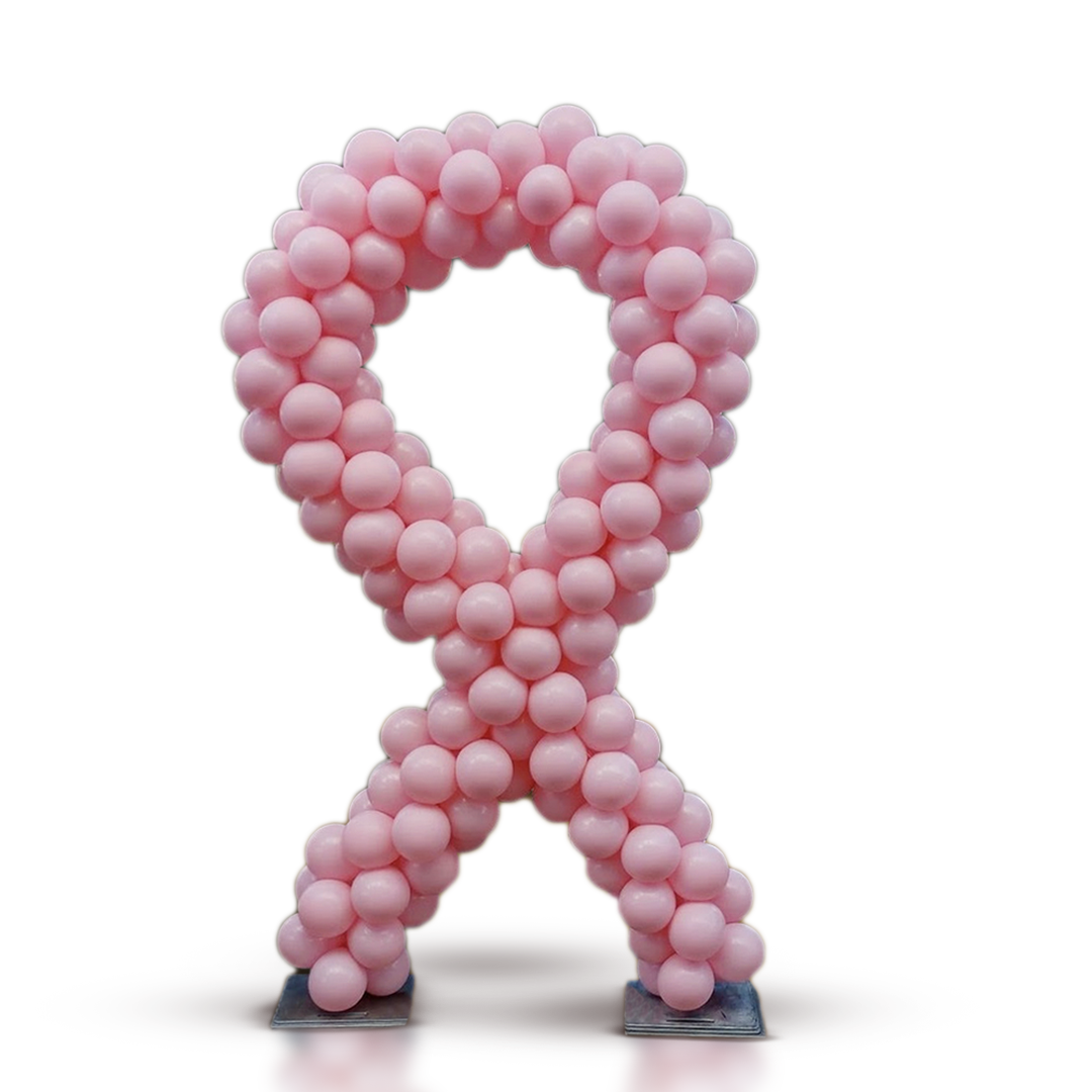 Breast Cancer Awareness Ribbon Decoration – Balloons Co