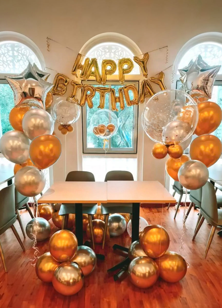 Happy Birthday Balloon Setup – Balloons Co