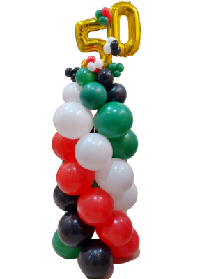 Golden 50th Stand – Balloons Co