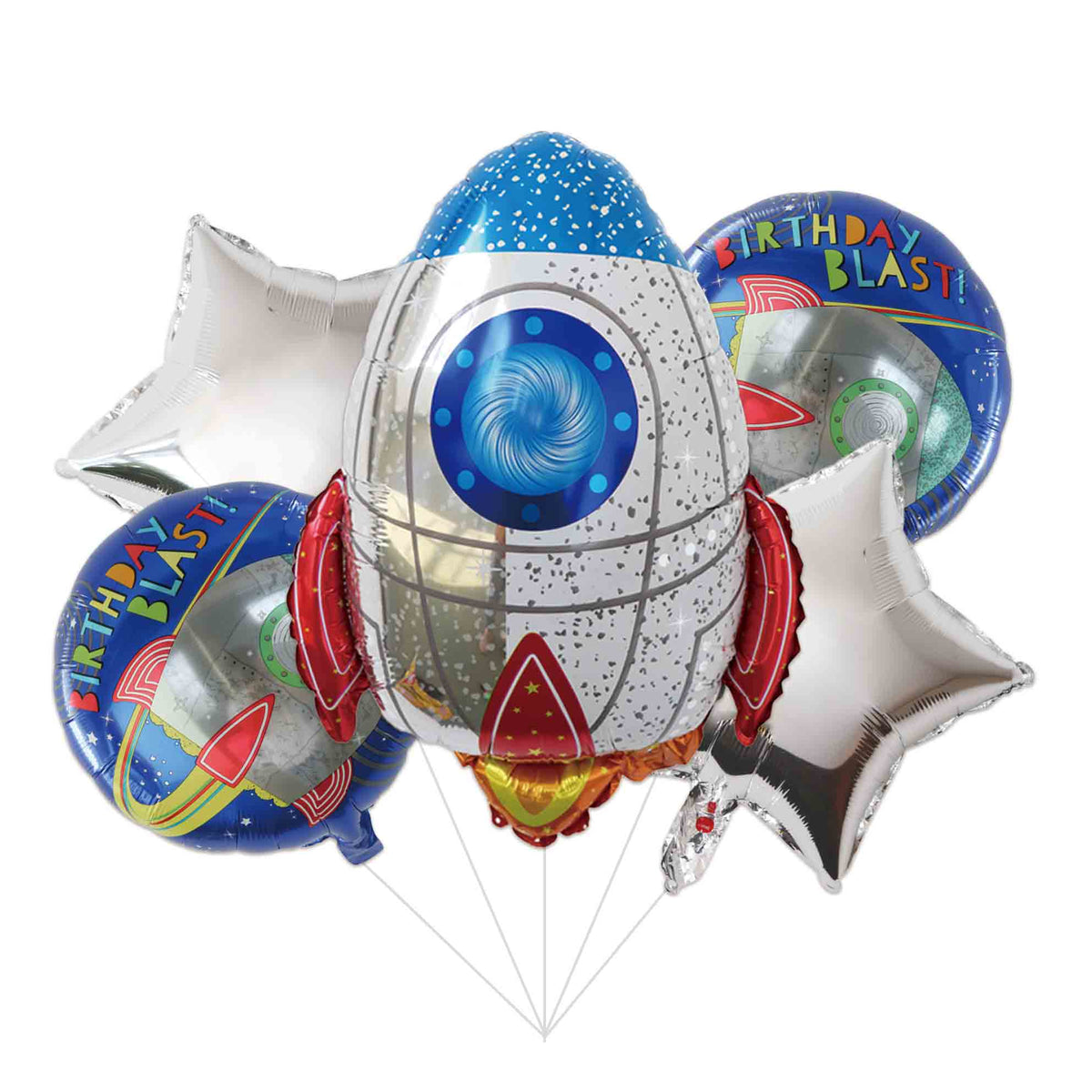 Rocket Galactic Birthday – Balloons Co