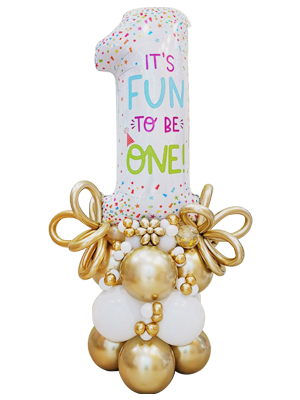 It's Fun To Be One Balloons Arrangement – Balloons Co