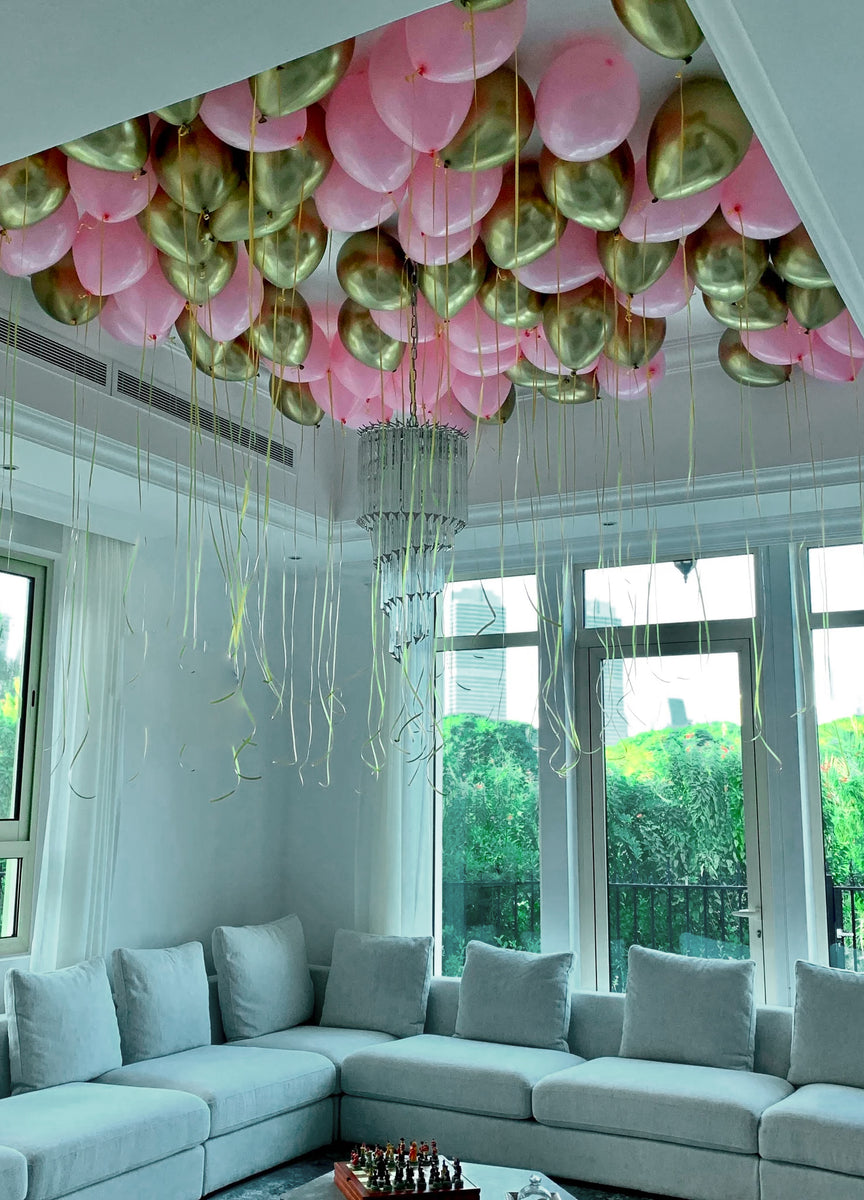 Ceiling Balloon Setup – Balloons Co