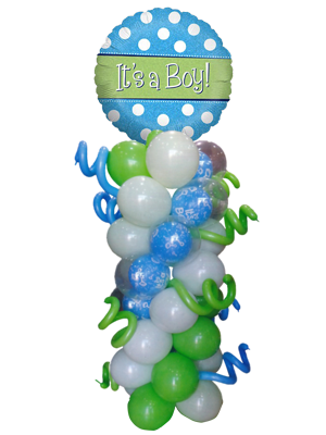It' A Boy Blue & Green Stand – Balloons Co
