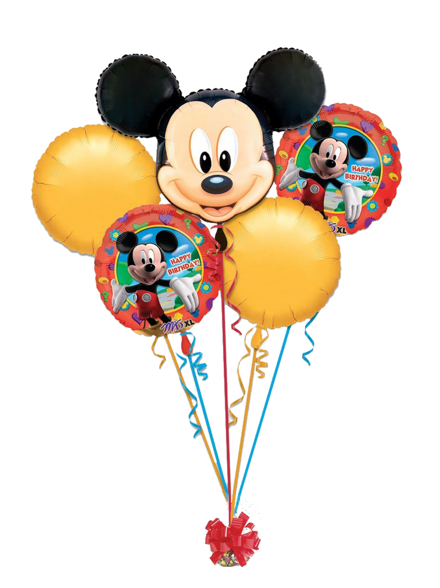 Mickey Mouse Yellow Bouquet – Balloons Co